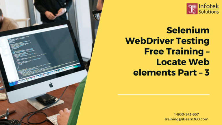 Locate Web Elements Selenium Free Training