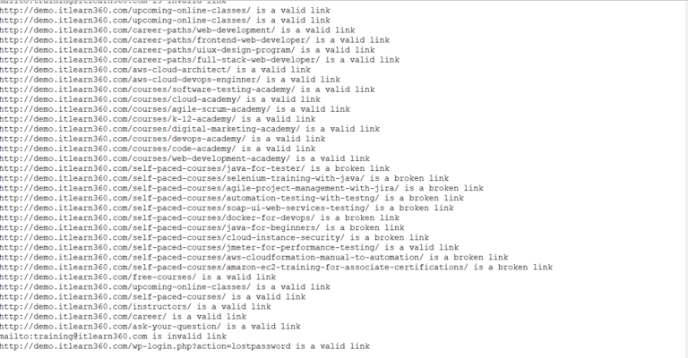 How to Check Broken Links Using Selenium WebDriver