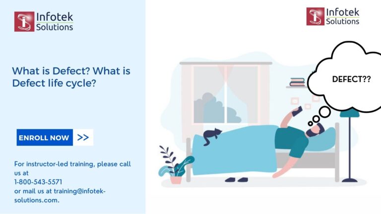 What Is Defect What Is Defect Life Cycle Manual Testing Free Tutorials Learn Qa Training
