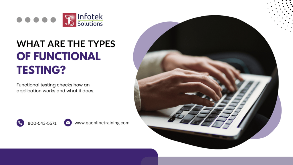 What Are The Different Types Of Functional Testing Learn Qa Training Selenium Software
