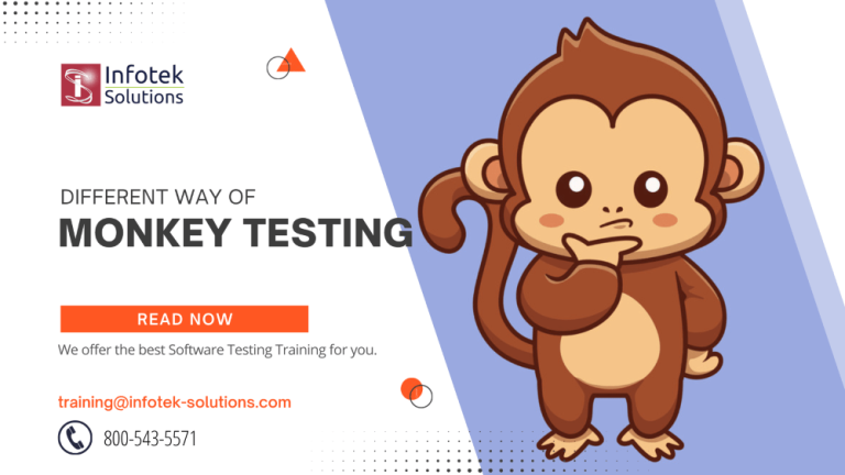 Different ways of Monkey Testing | QA Training in Virgini